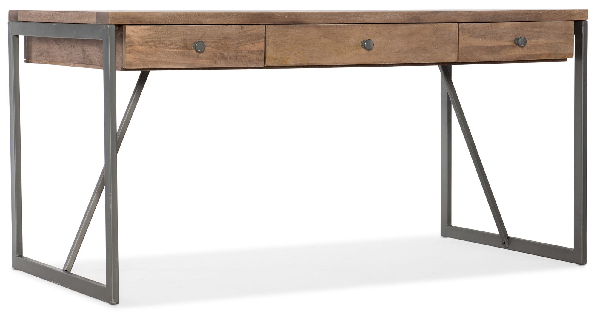 Industrial writing desk with drawers store
