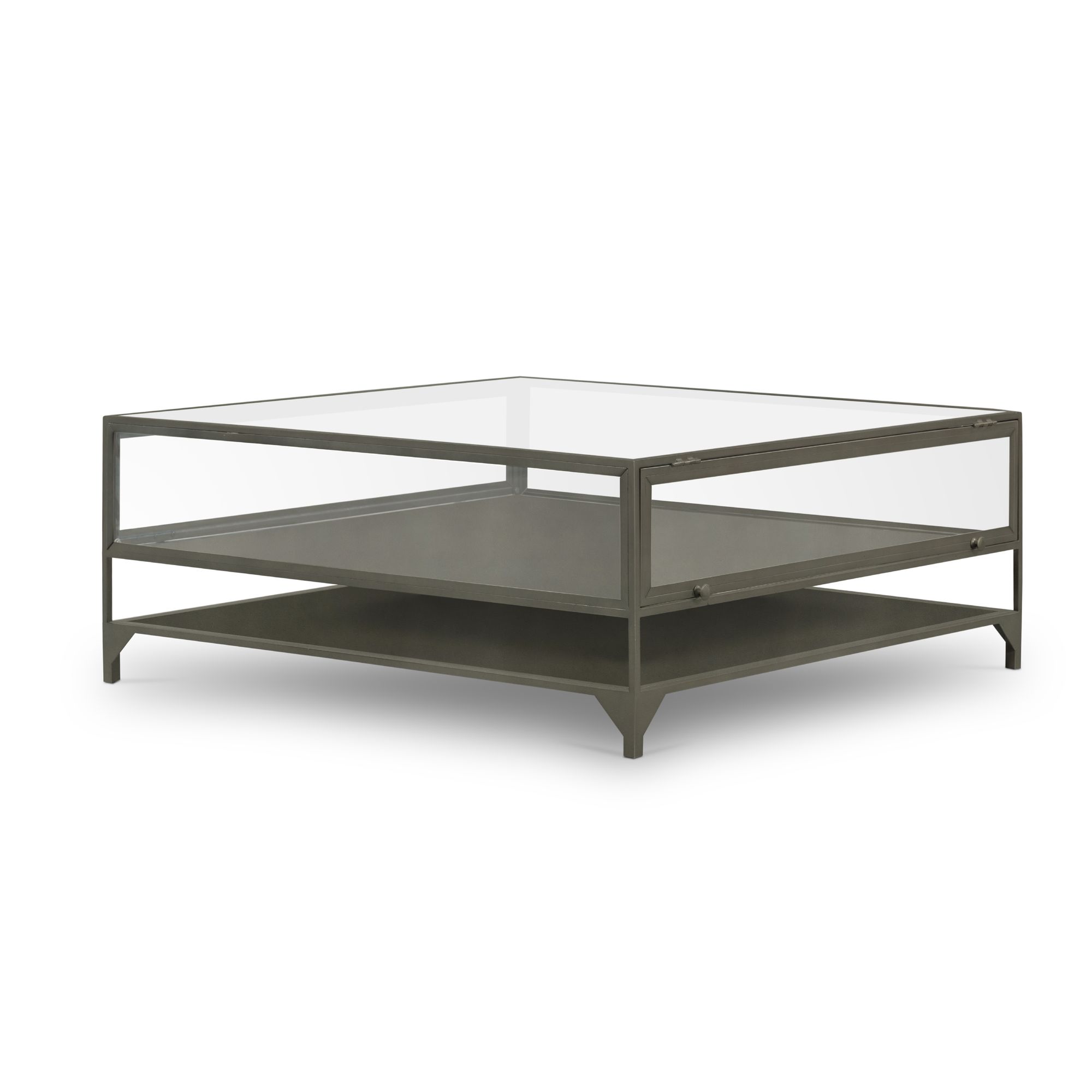 Square shadow box coffee table store