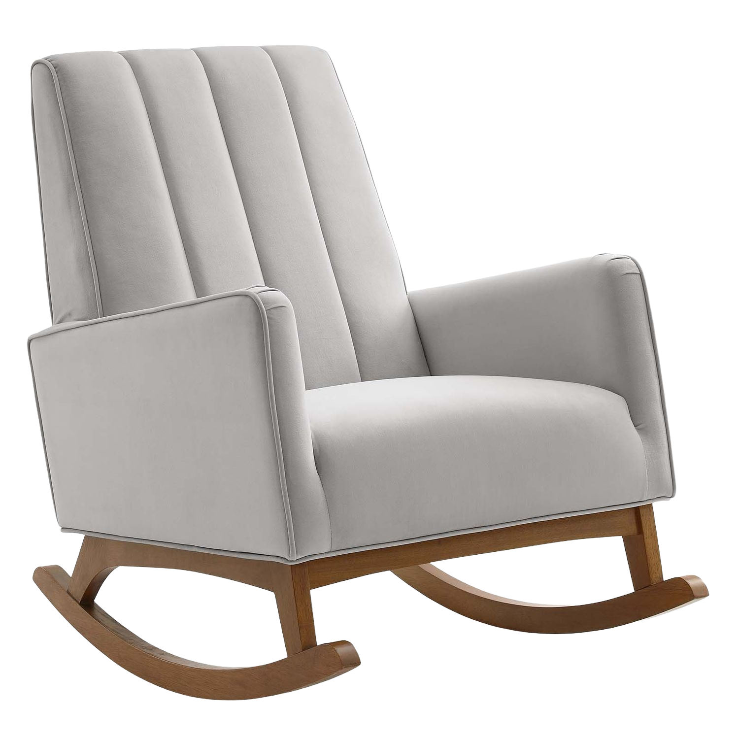 Glam velvet rocking chair store