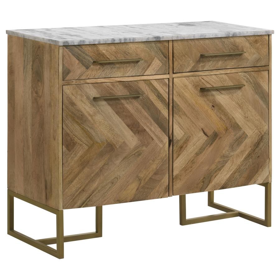 Chevron wood sideboard store