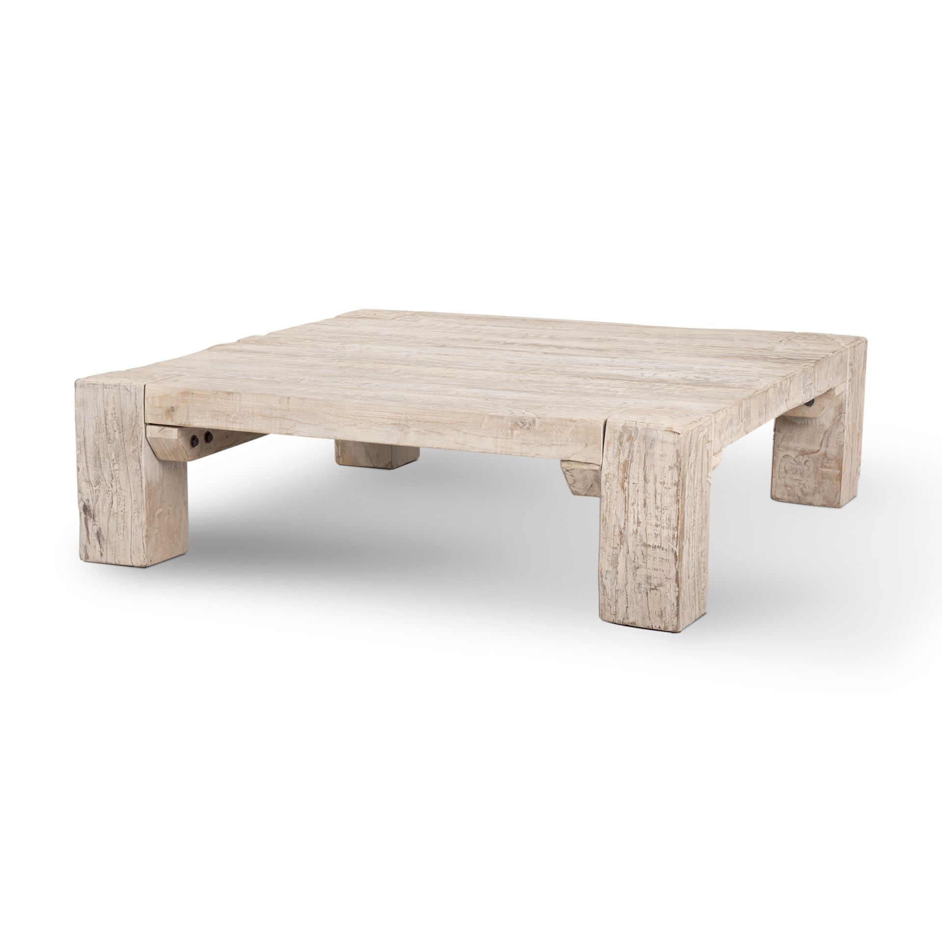 Modern reclaimed wood coffee table store